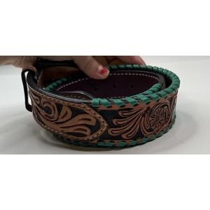 Rafter | Accessories | Nwt Rafter Ranch Company Embellished Leather ...